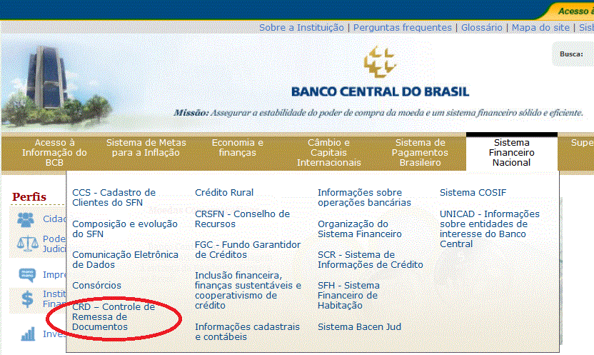 2. A partir de quando terei acesso ao Sistema CRD na Internet?